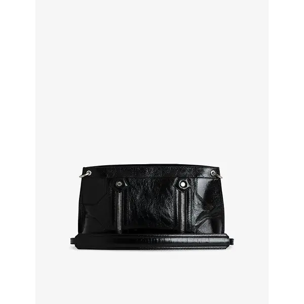 Zadig&Voltaire Sunny Moody Leather Handbag - Noir
