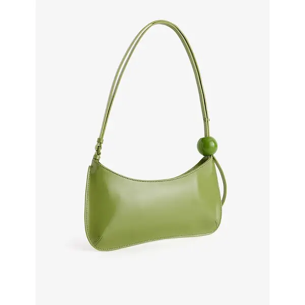 Jacquemus Le Bisou Perle Leather Shoulder Bag