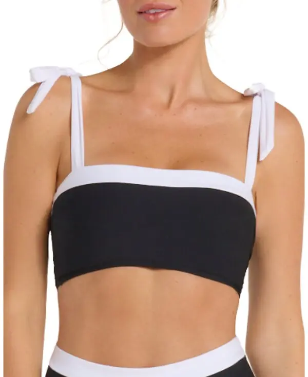 HERMOZA Becca Two-piece Top - Black / White