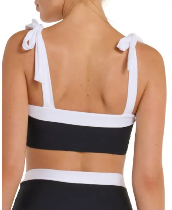 HERMOZA Becca Two-piece Top - Black / White