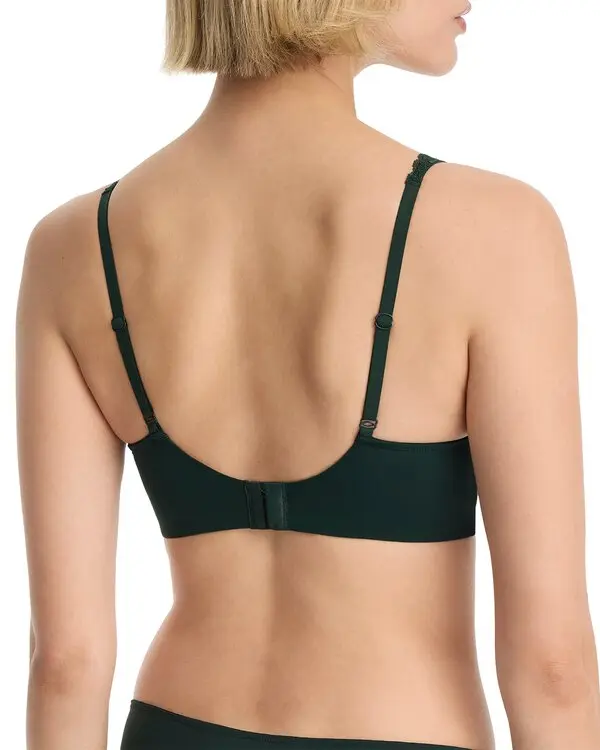 SKARLETT BLUE Minx Plunge Lightly Lined V Wire Bra - Spruce