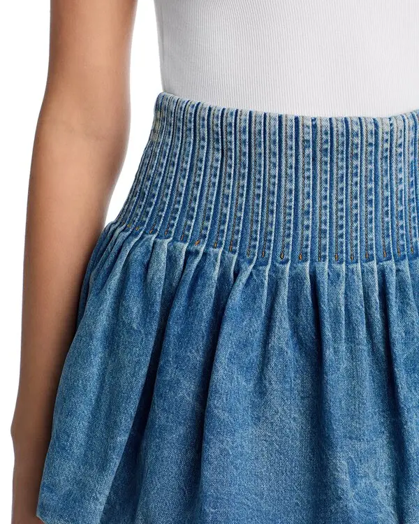 Sea Oli Denim Bubble Skirt