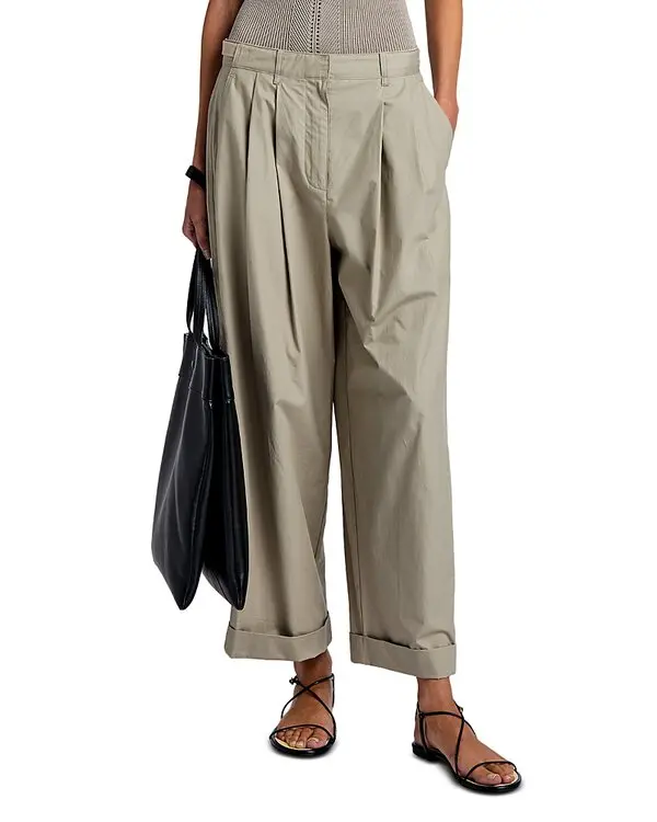 Proenza Schouler White Label Kyle Pleated Trousers