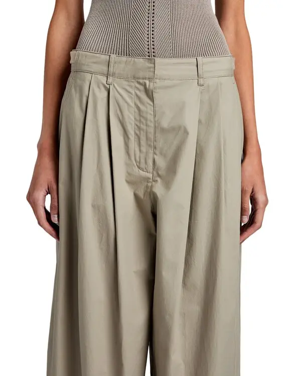 Proenza Schouler White Label Kyle Pleated Trousers