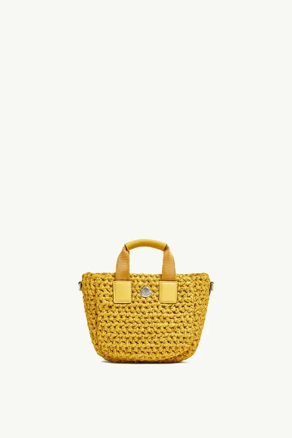 Moncler Caradoc Woven Micro Tote