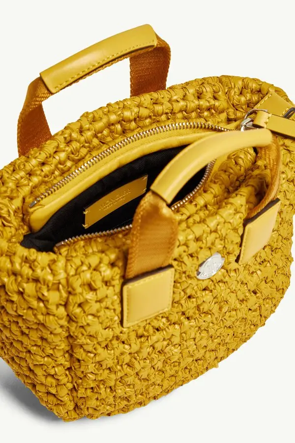 Moncler Caradoc Woven Micro Tote