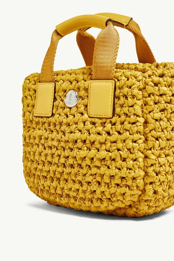 Moncler Caradoc Woven Micro Tote