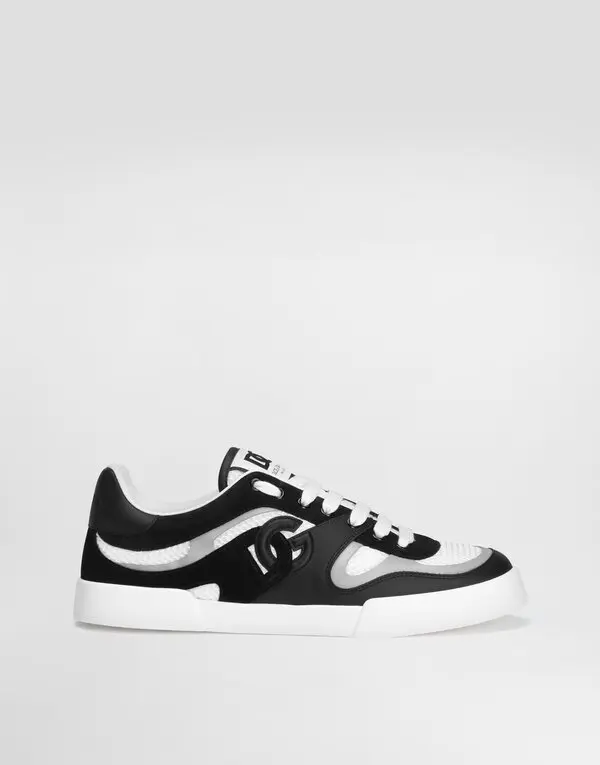 Dolce & Gabbana Calfskin Strobel Portofino Light Sneakers - Multicolor