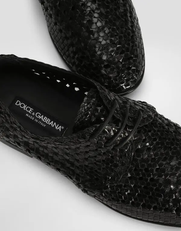 Dolce & Gabbana Woven Derby Shoes