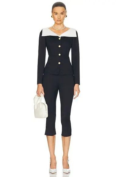 Alessandra Rich Collared Jacket