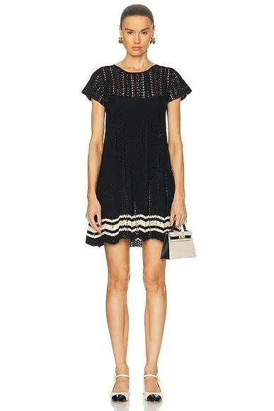 BODE Duxbury Dress - Black