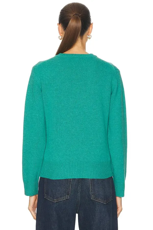 SPORTY & RICH Src Crewneck Sweater - Spring Green