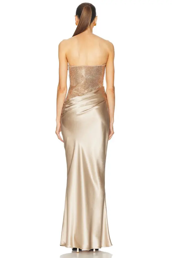 Retrofete Alexandra Maxi Dress - Latte