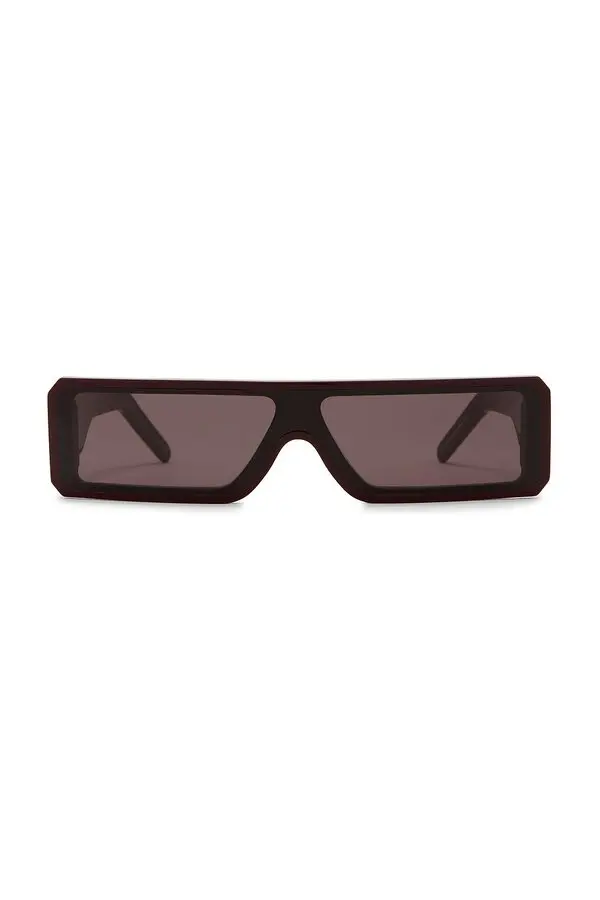 Rick Owens Gethsades Sunglasses - Mahogany