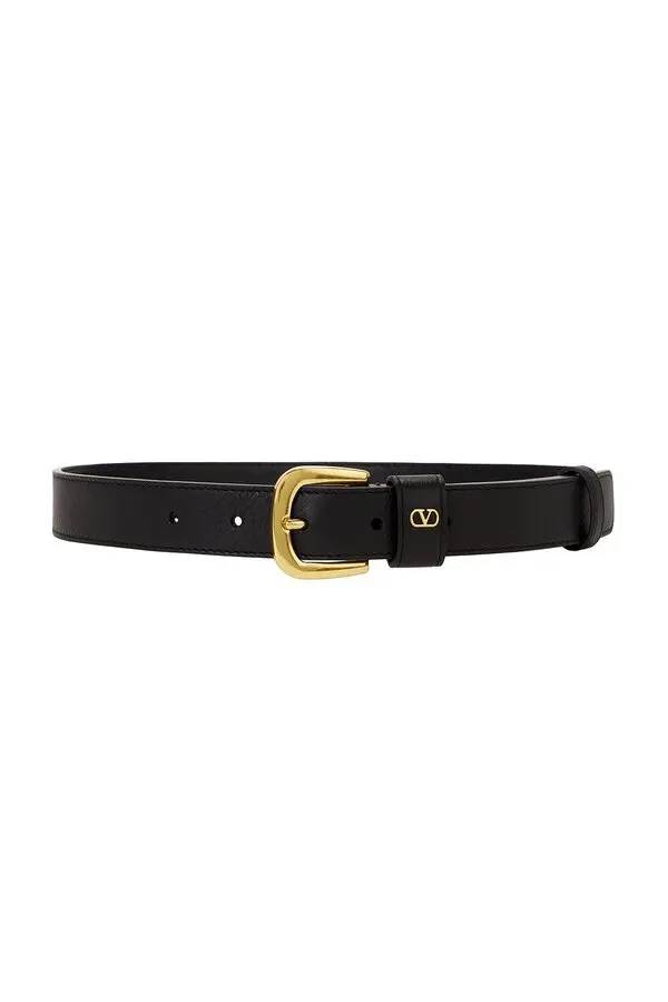 Valentino Garavani Vlogo Signature 25 Belt - Nero