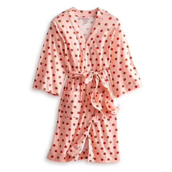 VERA BRADLEY Knit Robe In Tiny Tomatoes Coral - Red