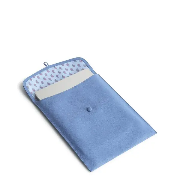 VERA BRADLEY Small Envelope Tech Sleeve In Quiet Harbor - Blue