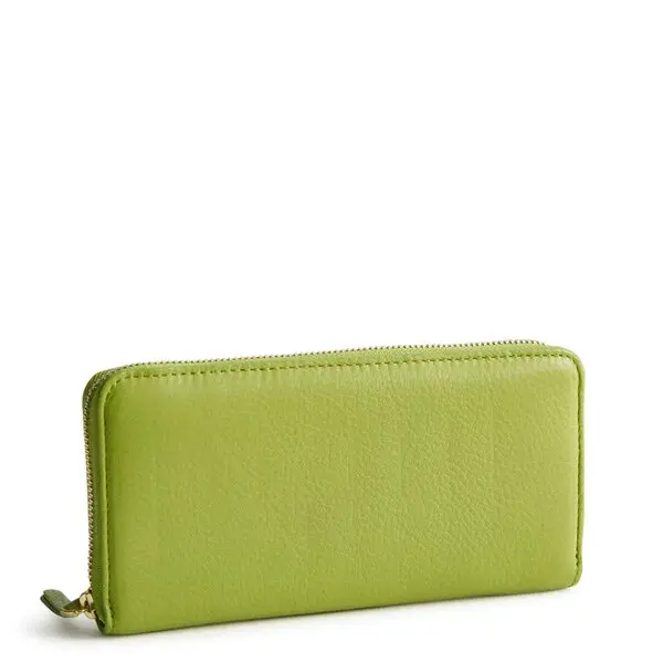 VERA BRADLEY Continental Wallet - Green