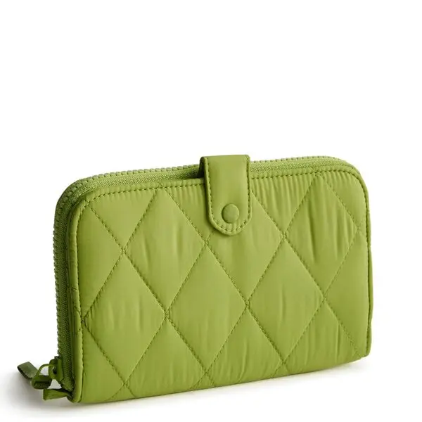VERA BRADLEY Large Tab Wallet - Green