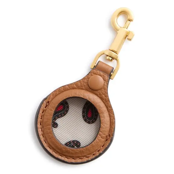 VERA BRADLEY Airtag Charm - Brown