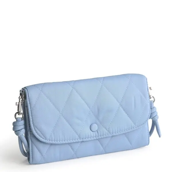 VERA BRADLEY Wildwood Wallet Crossbody - Gray