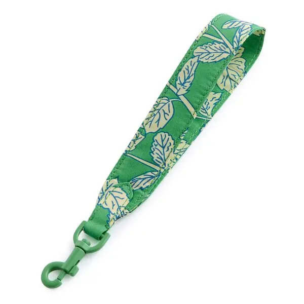 VERA BRADLEY Wide Key Chain In Mint Mojito - Green