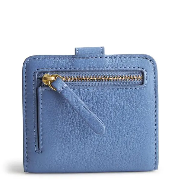 VERA BRADLEY Small Tab Wallet In Quiet Harbor - Blue