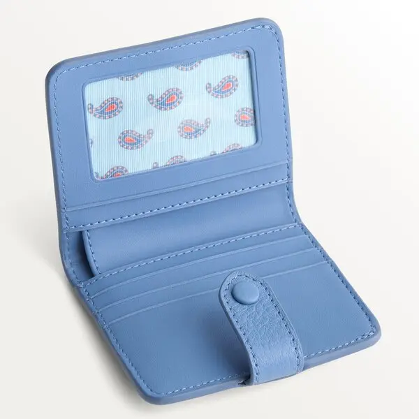VERA BRADLEY Small Tab Wallet In Quiet Harbor - Blue