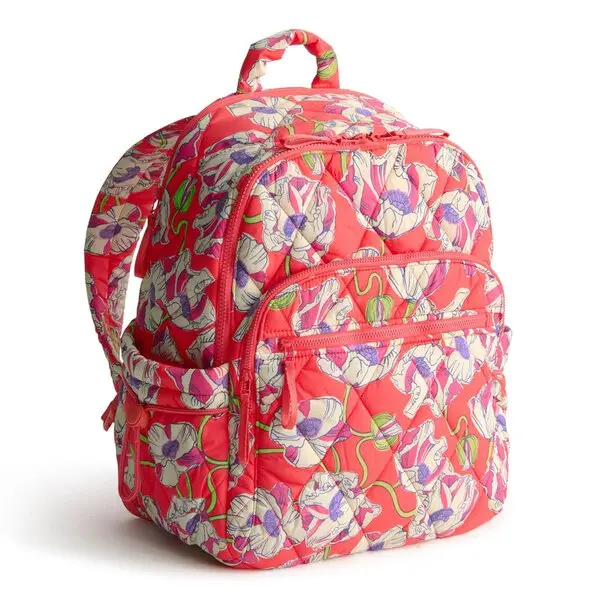 Vera Bradley Bancroft Backpack In Red/White - 30% Off  display picture 1