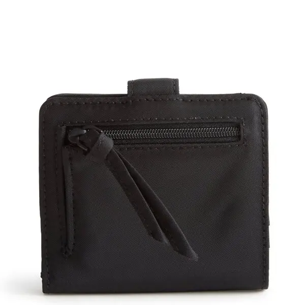 VERA BRADLEY Small Tab Wallet In Moonless Night - Black