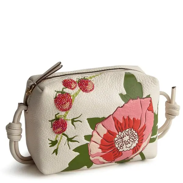 VERA BRADLEY Blake Crossbody - White/pink