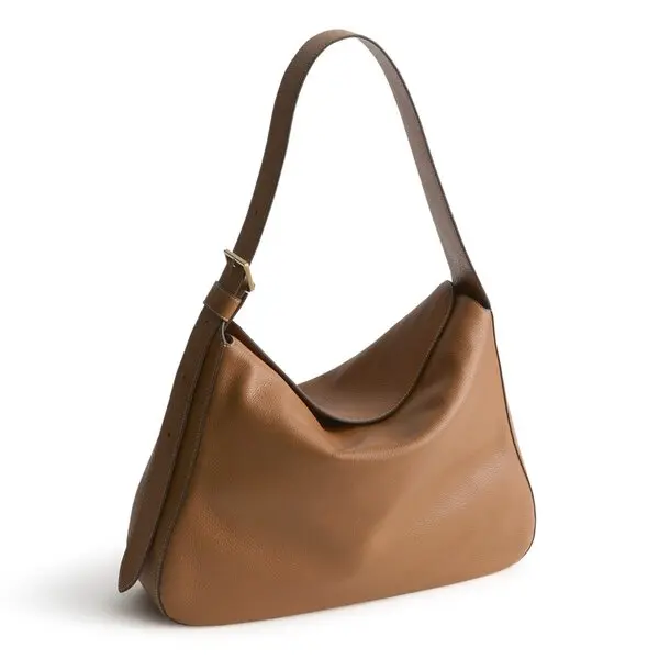 VERA BRADLEY Tifton Hobo Tote Bag - Brown