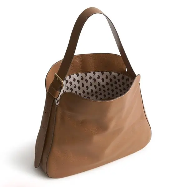 VERA BRADLEY Tifton Hobo Tote Bag - Brown