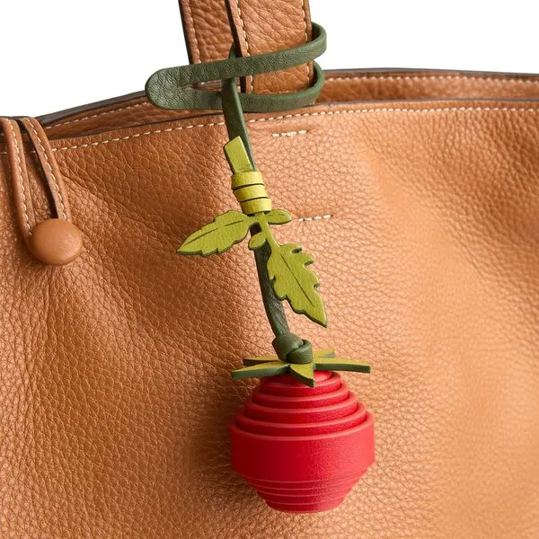 VERA BRADLEY Tomato Bag Charm Keychain