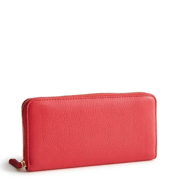 VERA BRADLEY Continental Wallet - Red