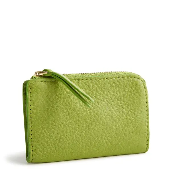 VERA BRADLEY Zip Card Pouch - Green