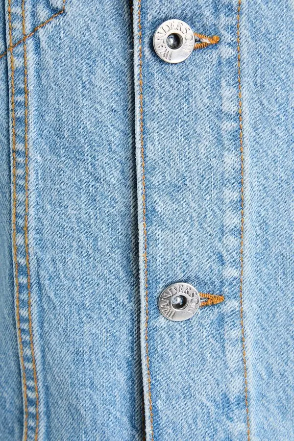 JW Anderson Embellished Denim Trucker Jacket - Light Denim