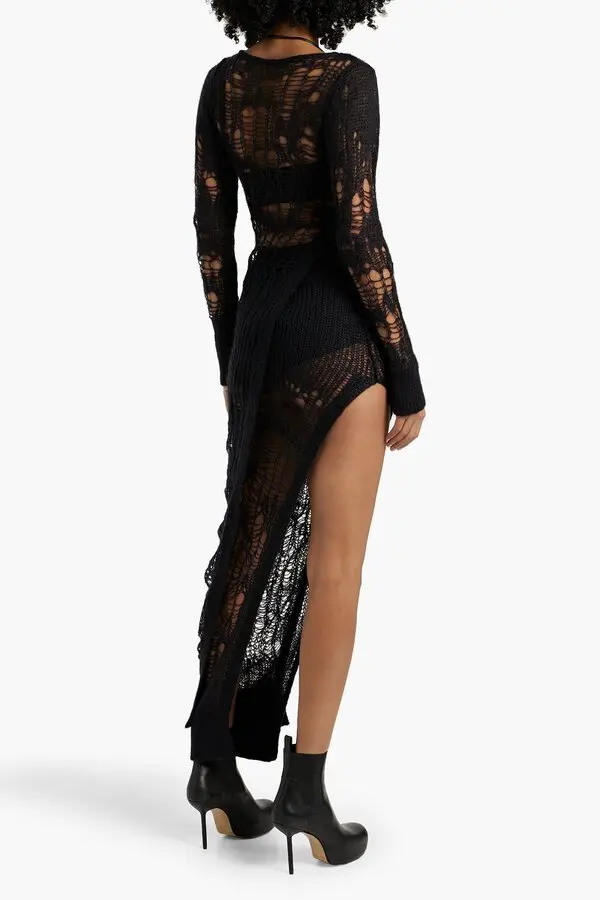 Rick Owens Spider Open-knit Top