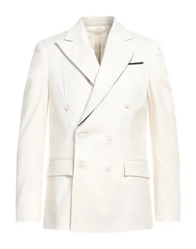 TAKESHY KUROSAWA Blazer Size Polyester, Viscose, Elastane - White