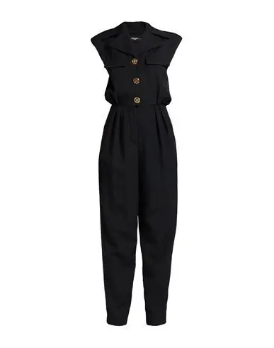 Balmain Wool Jumpsuit - Black