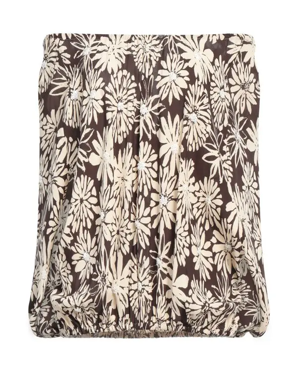 Liviana Conti Off-the-shoulder Floral-print Top