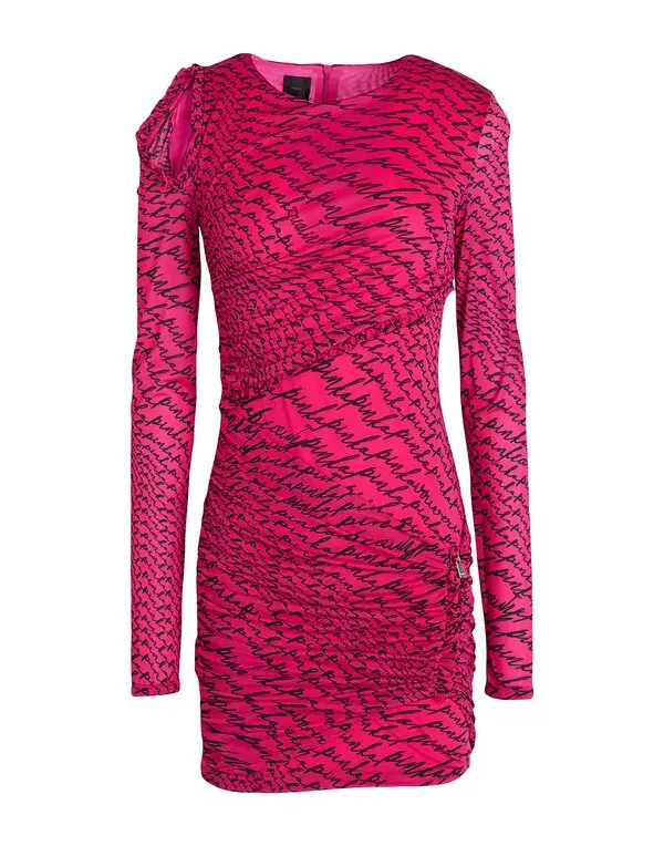 Pinko Fuchsia Polyamide And Elastane Mini Dress
