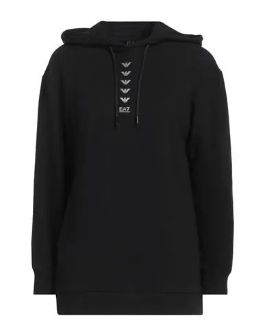 EA7 Cotton-elastane Sweatshirt - Black