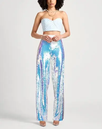 Iceberg Wide-leg Pants With Appliqués And Sequins