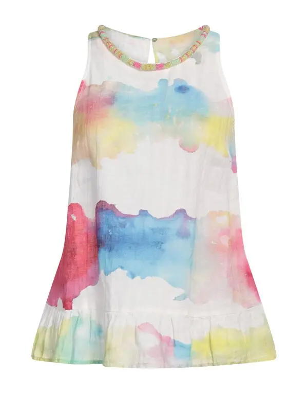 120% Lino Linen Top - White