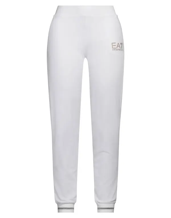 EA7 Relaxed Fit Track Pants - White