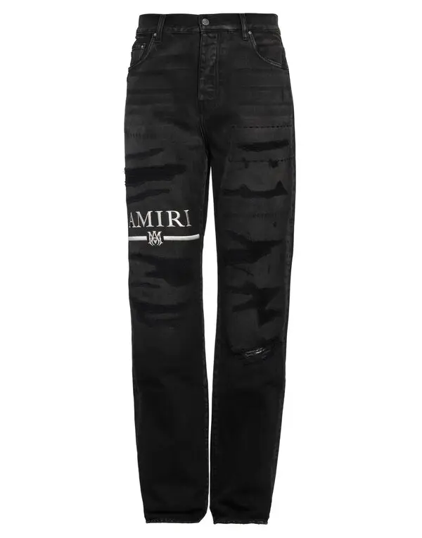 Amiri Straight-leg Jeans With Embroidered Logo