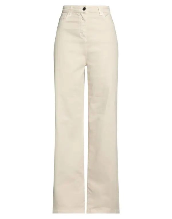 EMMA & GAIA Straight-leg Twill Pants