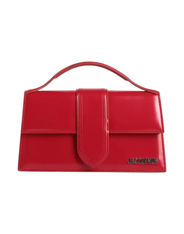 Jacquemus Grande Bambino Handbag In Calfskin - Red