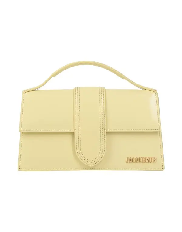 Jacquemus Le Grand Bambino Calfskin Handbag - Yellow